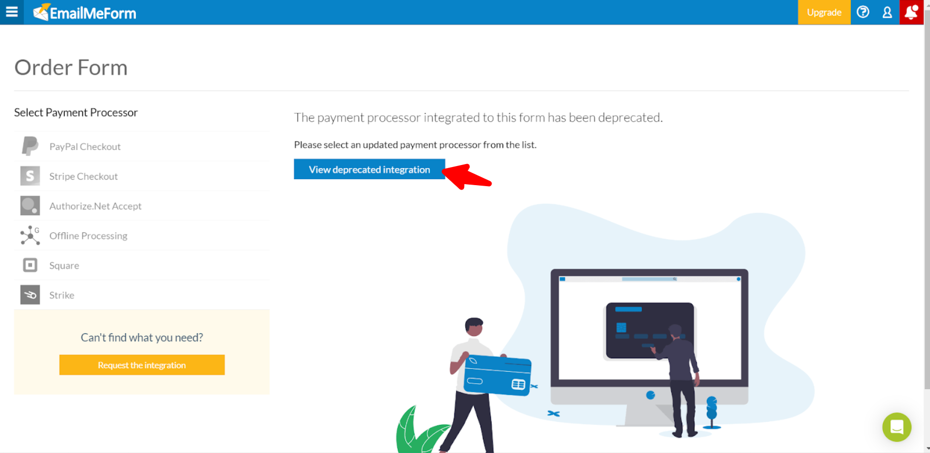 Dummy Payment Gateway To Offline Processing After Plan Upgrade Help And Support Knowledge Base