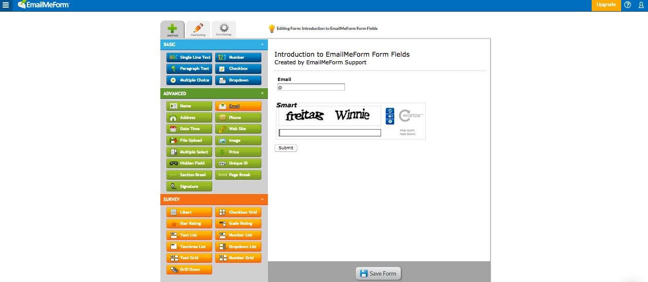 Advanced Fields Email Help And Support Knowledge Base Emailmeform